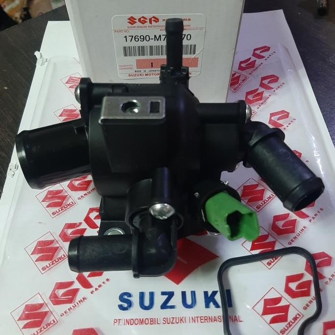 Jual Thermostat Assy + Switch Temperature Komplite Ertiga Diesel M79M70 ...