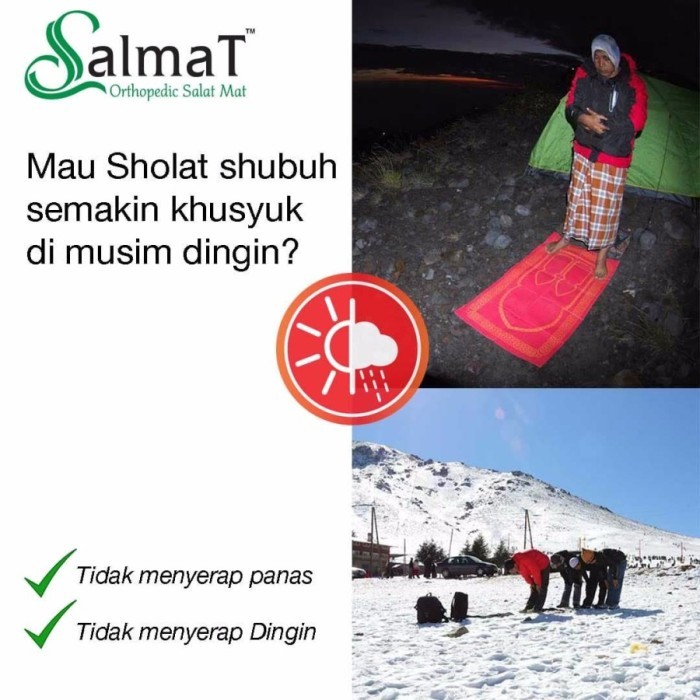 Jual Paket Isi 2: Salmat An Jamn Dan Salmat Kundar Blue Sajadah Empuk ...