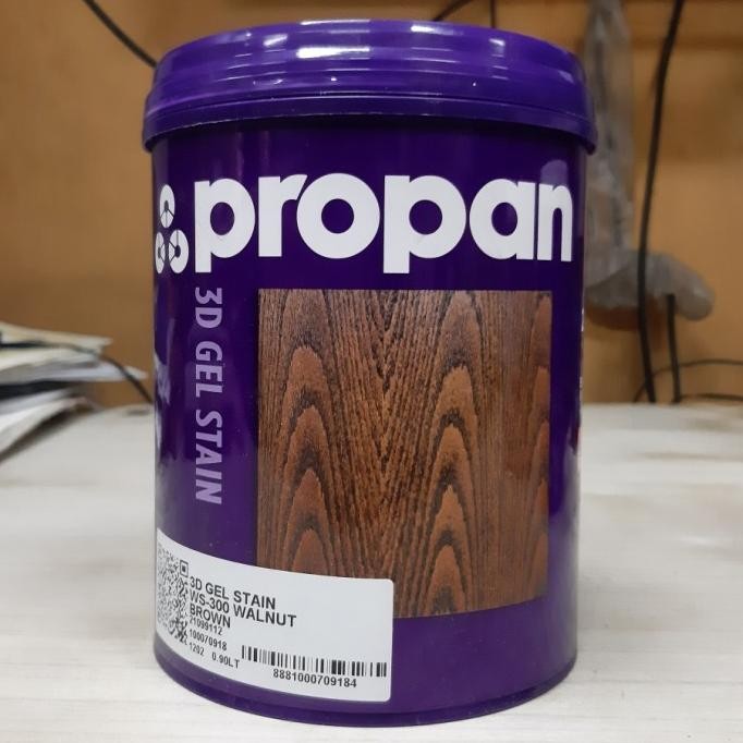 Jual PROPAN 3D GLESTAIN WS-300 2in1 WATER BASED (WALNUT BROWN) 0,9ltr ...