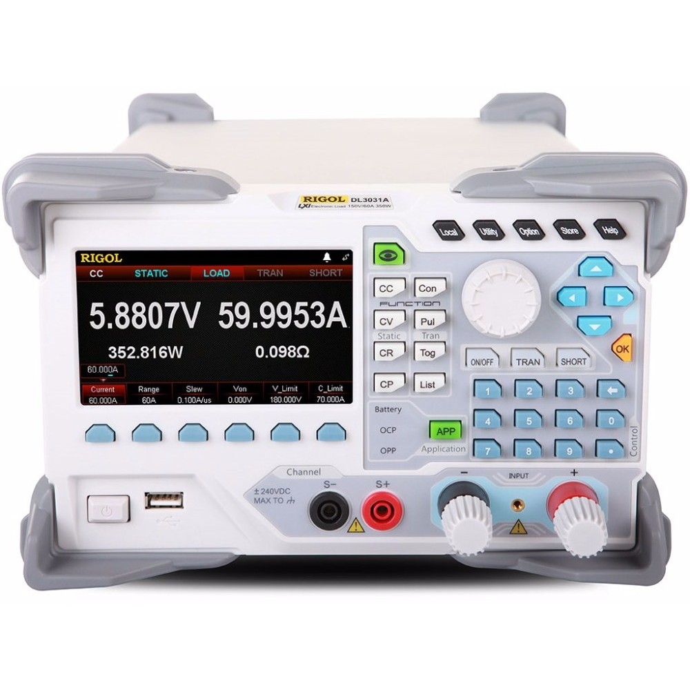 Jual New Rigol DL3031A Programmable DC Electronic Load (Single Channel, 150V/60A/30kHz 350W ...