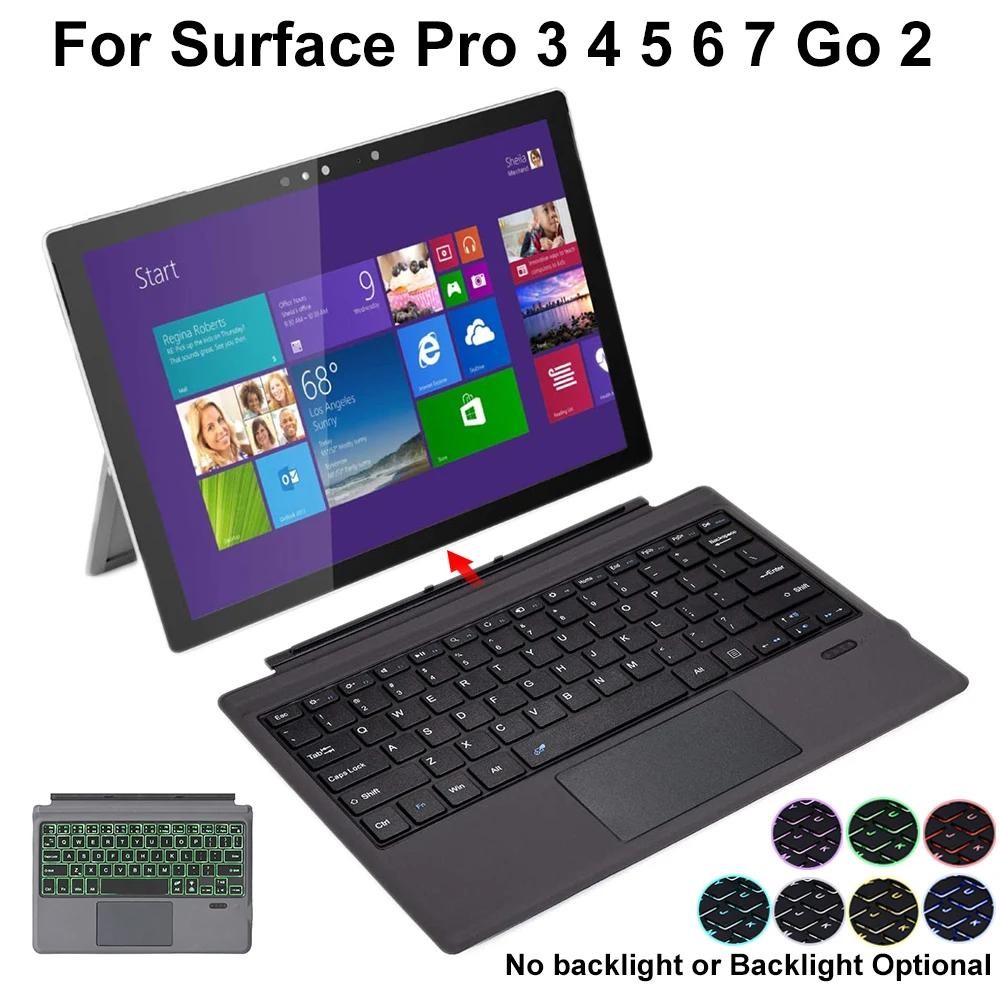 Jual Keyboard Bluetooth Untuk Microsoft Surface Pro 3 4 5 6 7 Go 1 2 3 ...