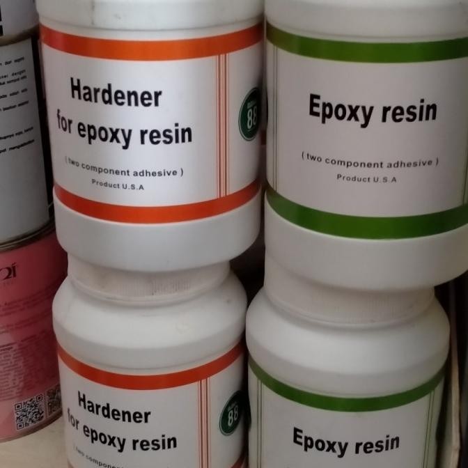 Jual lem epoxy resin sepaket untuk marmer,granit,besi, waterproofing ...
