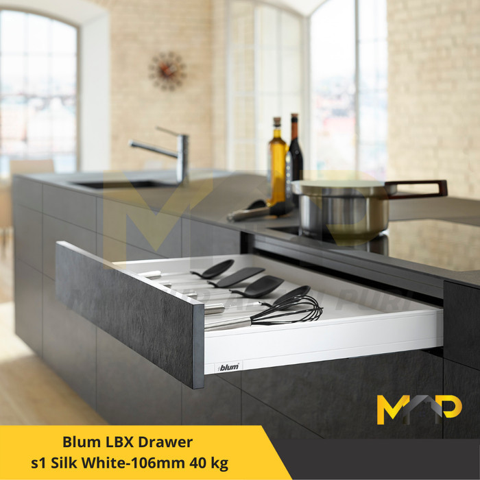 Jual BLUM LEGRABOX STANDARD DRAWERS S1-106MM,40KG BM | Shopee Indonesia