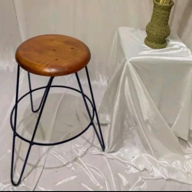 Jual populer] KURSI BASO KAKI BESI COR TINGGI 50 CM KUAT DAN STABIL ...
