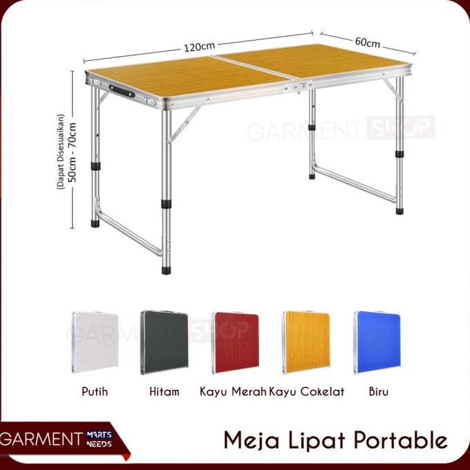 Jual Meja Lipat Portable Outdoor Lipet Koper Camping Table Anti Karat ...