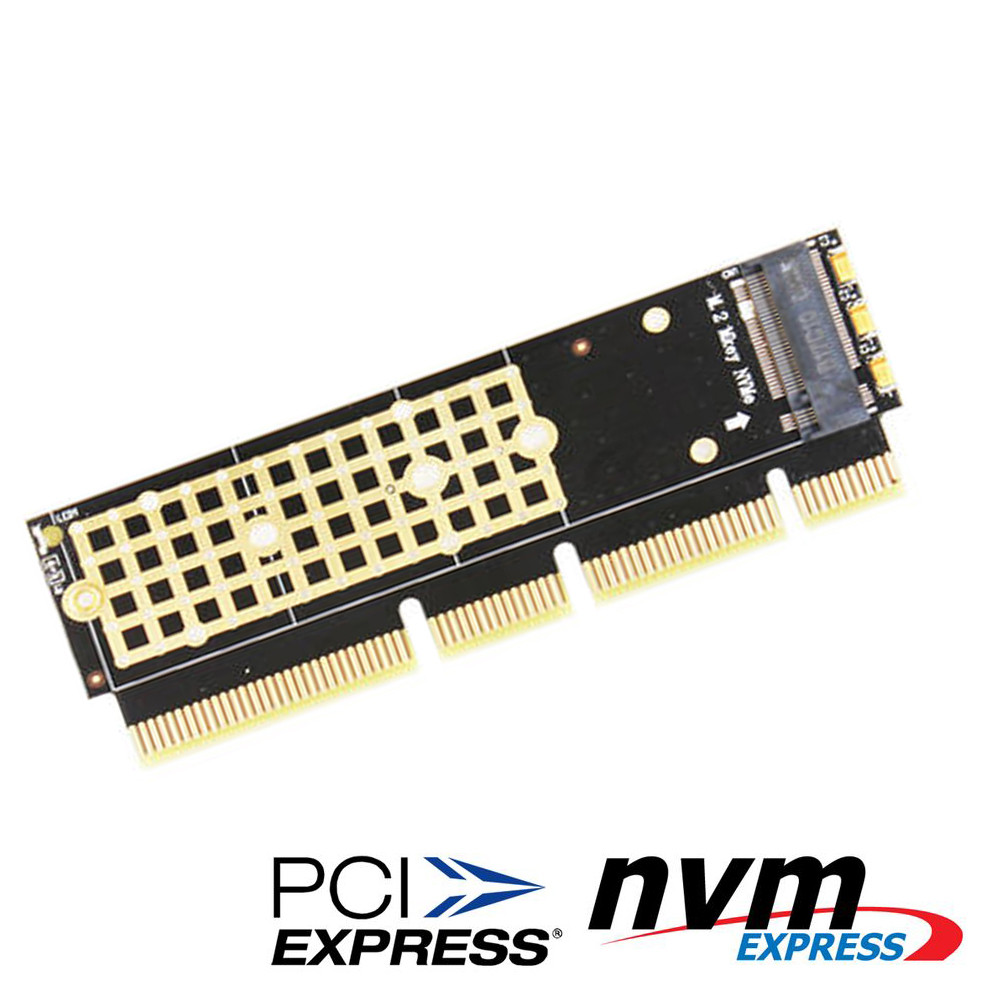 Jual BARU M.2 NGFF NVMe SSD to PCI-E 3.0 X4 X8 X16 Adapter M2 NGFF Key ...