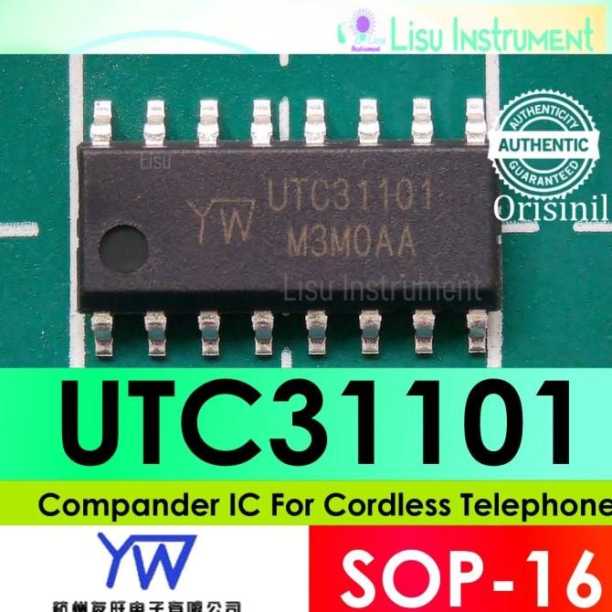 Jual Terbaru UTC31101 Compander IC For Cordless Telephone SOP-16 ...
