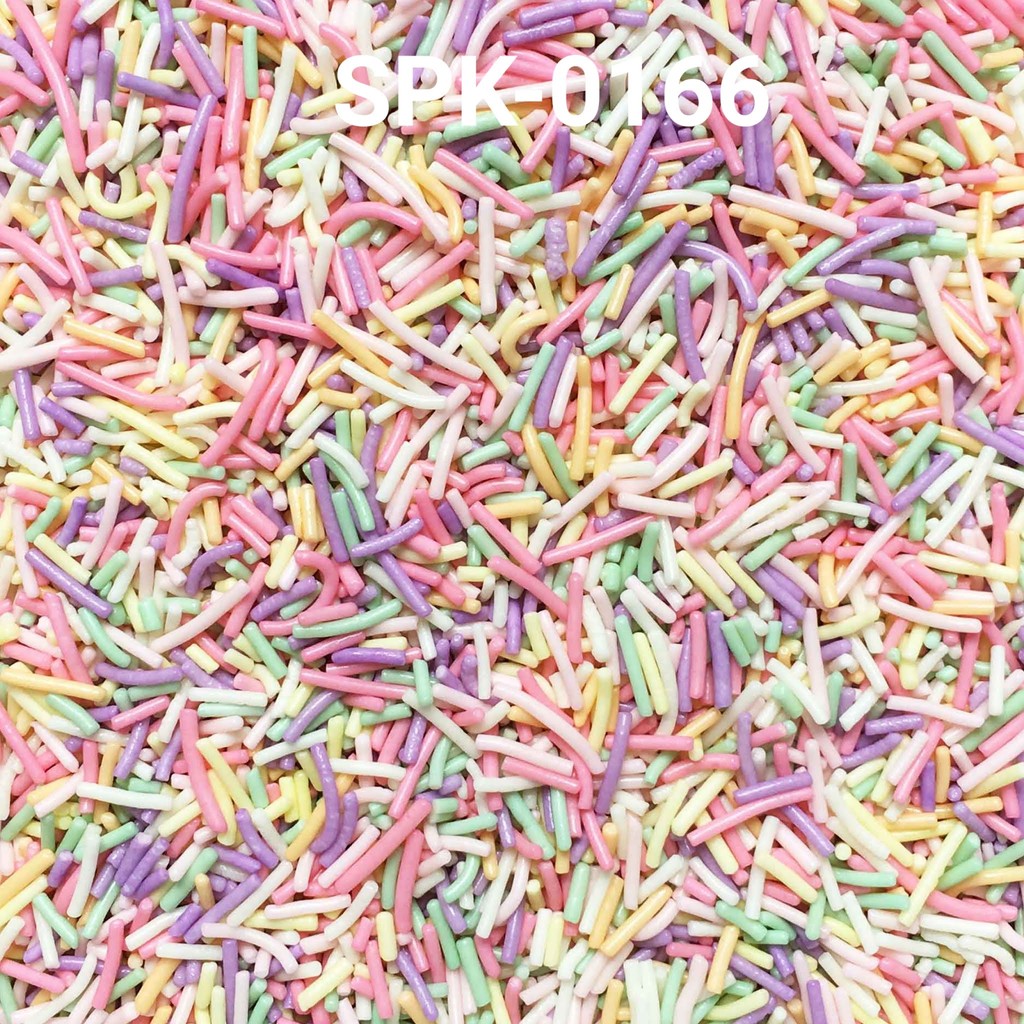 Jual SPK-0166 Sprinkles sprinkle sprinkel 1kg 1 kilo meses warna pastel ...