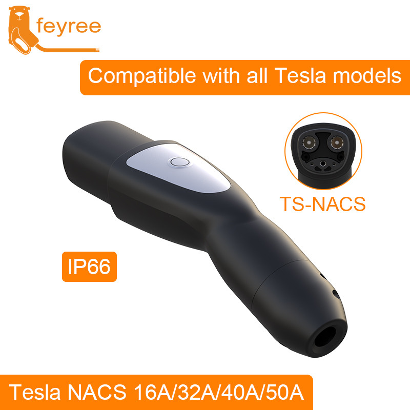 Jual NEW feyree Tesla NACS Socket Electric Car Charging EV Charger ...