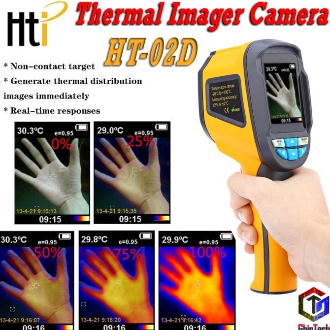 Jual Thermal Imager Imaging Camera Kamera deteksi/Sensor Panas HT02D HT ...