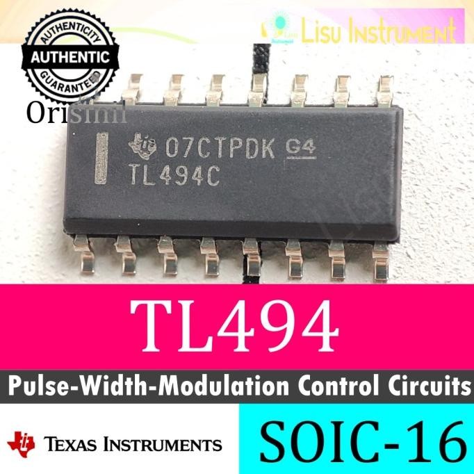 Jual ORIGINAL TL494CDR TL494 SOIC-16 PWM Control Circuits Texas Instruments lisu992 Kualitas ...