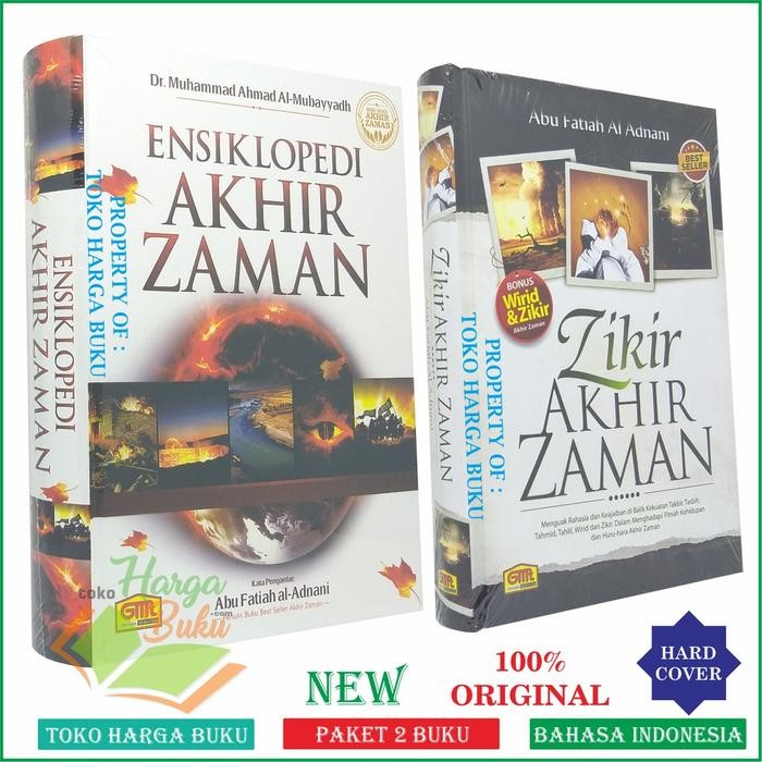 Jual terbaru !!! paket 2 buku ensiklopedi akhir zaman dan zikir akhir zaman hvs original ready ...