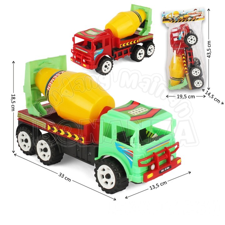 Jual [Bonanza] Truk Molen Mainan Truk Konstruksi - 3189 | Shopee Indonesia
