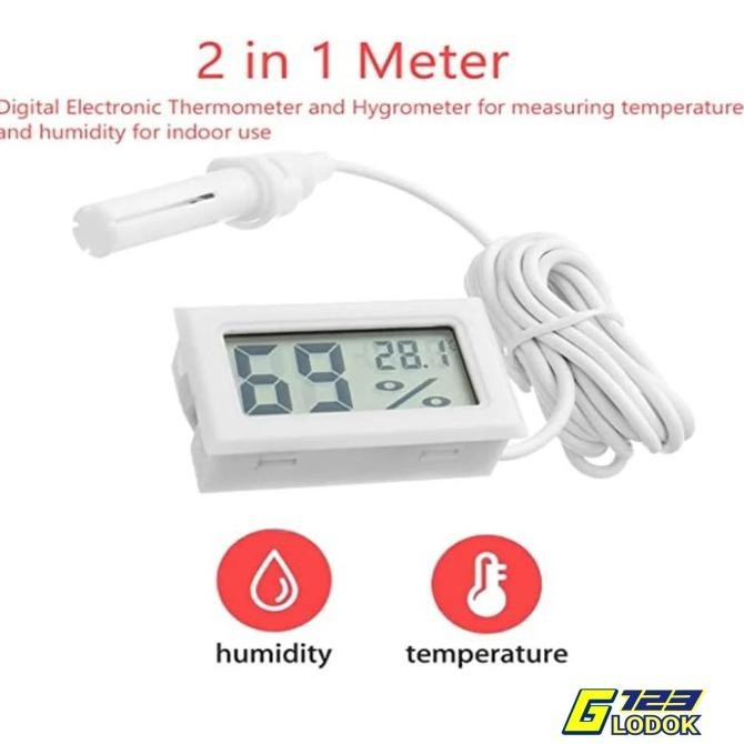 Jual Mini Digital Thermometer Termometer Alat Ukur Suhu Kelembaban ...