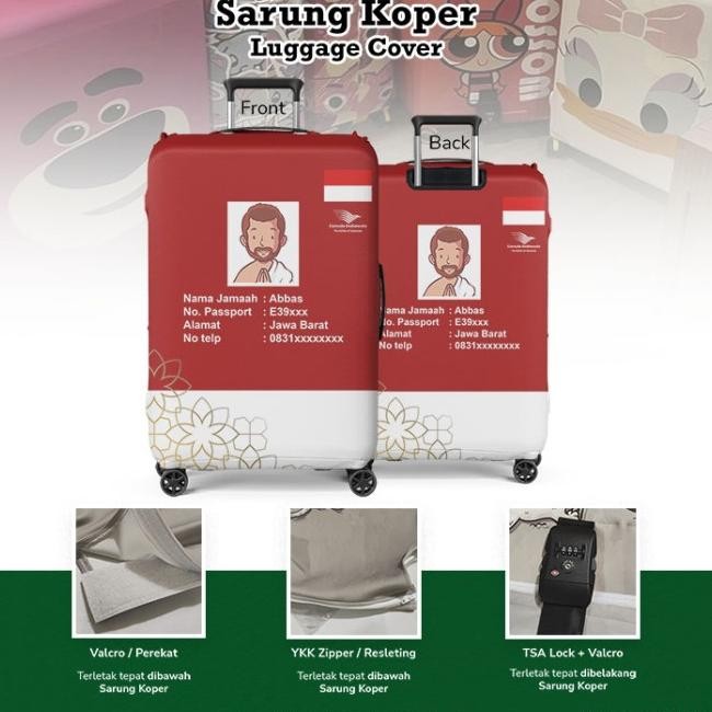 Jual SARUNG KOPER HAJI DAN UMRAH - BEBAS CUSTOM / CETAK GAMBAR SENDIRI ...