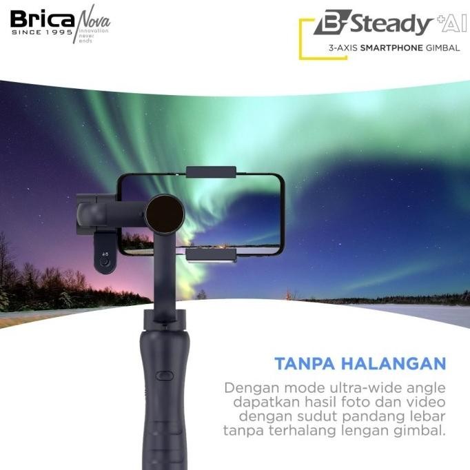 Jual Brica B-Steady Ai - Bsteady Ai 3-Axis Smartphone & Action Cam Gimbal - Gratis Tripod - Bs1 ...