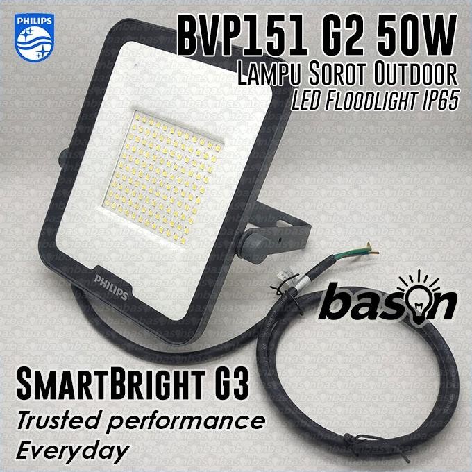 Jual Philips Bvp151 50W Led Flood Light G2 Ip65 - Lampu Sorot Outdoor Kode 8645 | Shopee Indonesia