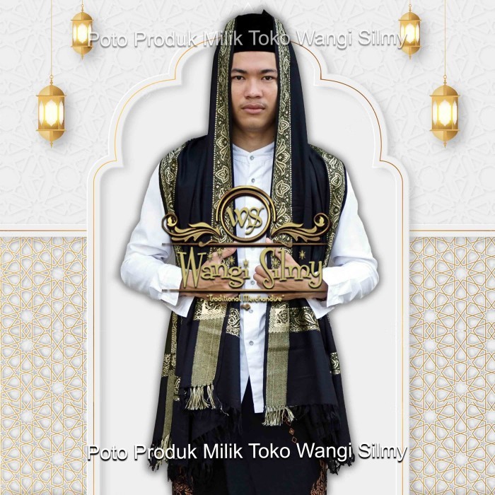 Jual Sorban Kashmiri Made In India Original Kasmiri Shawl Hitam Coklat ...