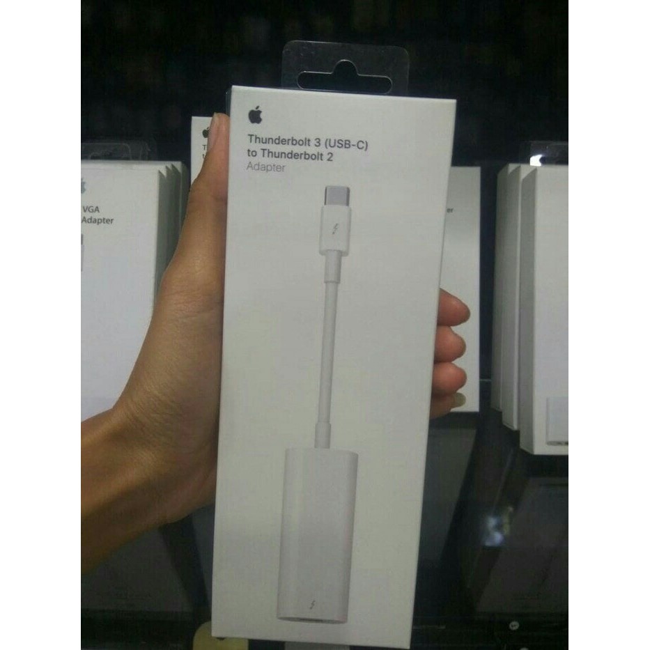 Jual Thunderbolt 3 Usb-C To Thunderbolt 2 Adapter Original Bnib Mac ...