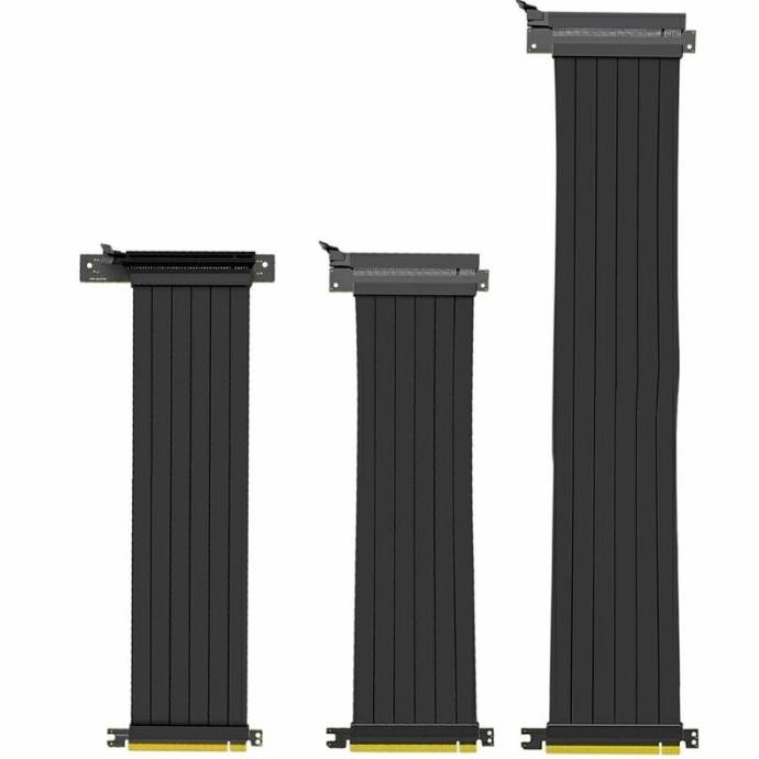 Jual PCIE Riser 3.0 x16 Flexible Card Extension GPU Vertical - High ...