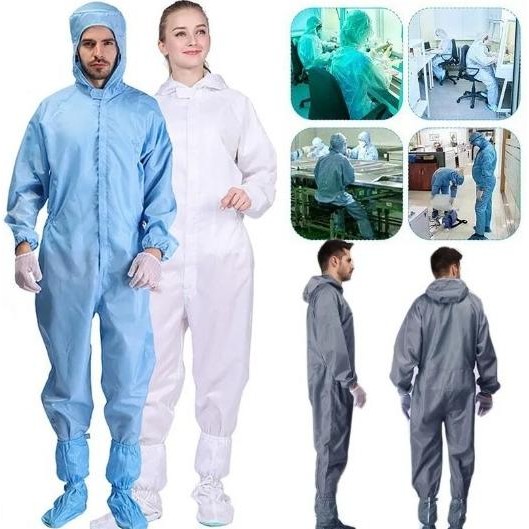 Jual Baju Antistatic Jumsuit Baju Clean Room Coverall | Shopee Indonesia