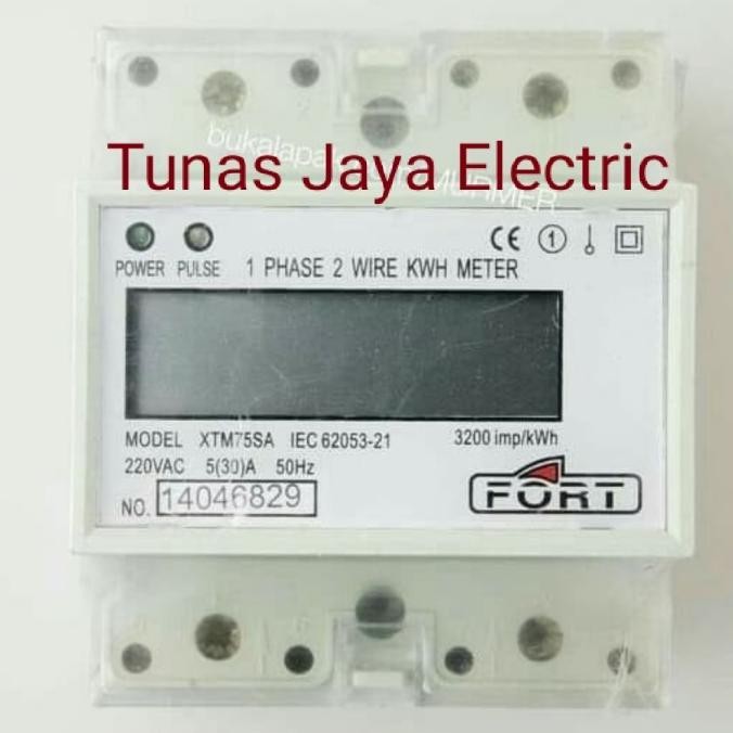 Jual HARGA DISC - KWH Meter Digital (LCD) 1 Phase type XTM75SA FORT ...