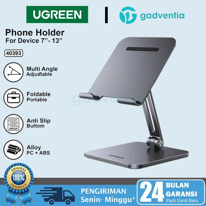 Jual UGREEN Desktop Stand Holder Metal Tempat Dudukan For Tablet iPhone ...