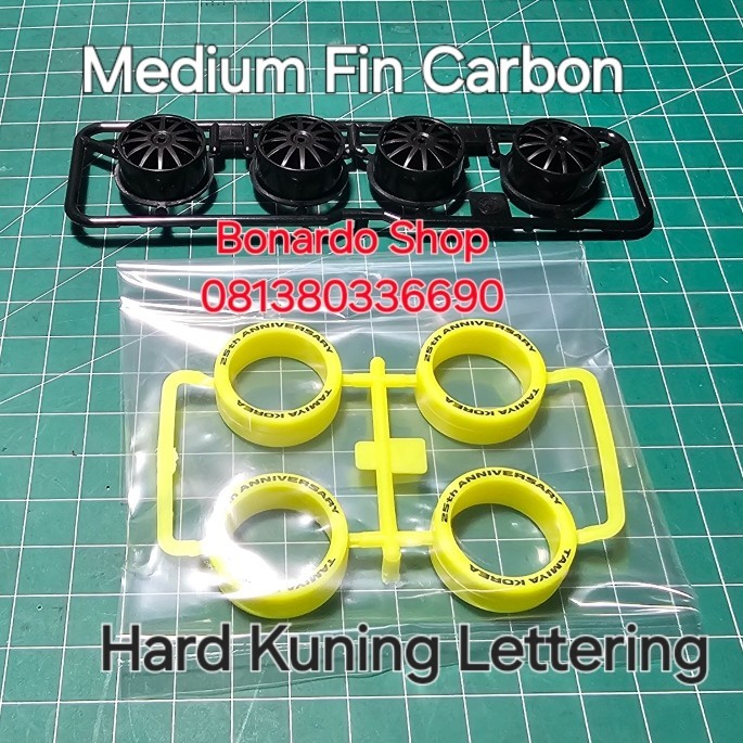 Jual Tamiya Spesial Part - Mini 4WD Medium Hard Tires Ban Hard Medium ...
