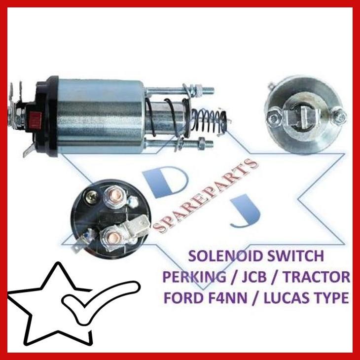 Jual [DSP] SOLENOID SWITCH PERKING JCB TRACTOR FORD F4NN LUCAS TYPE ...