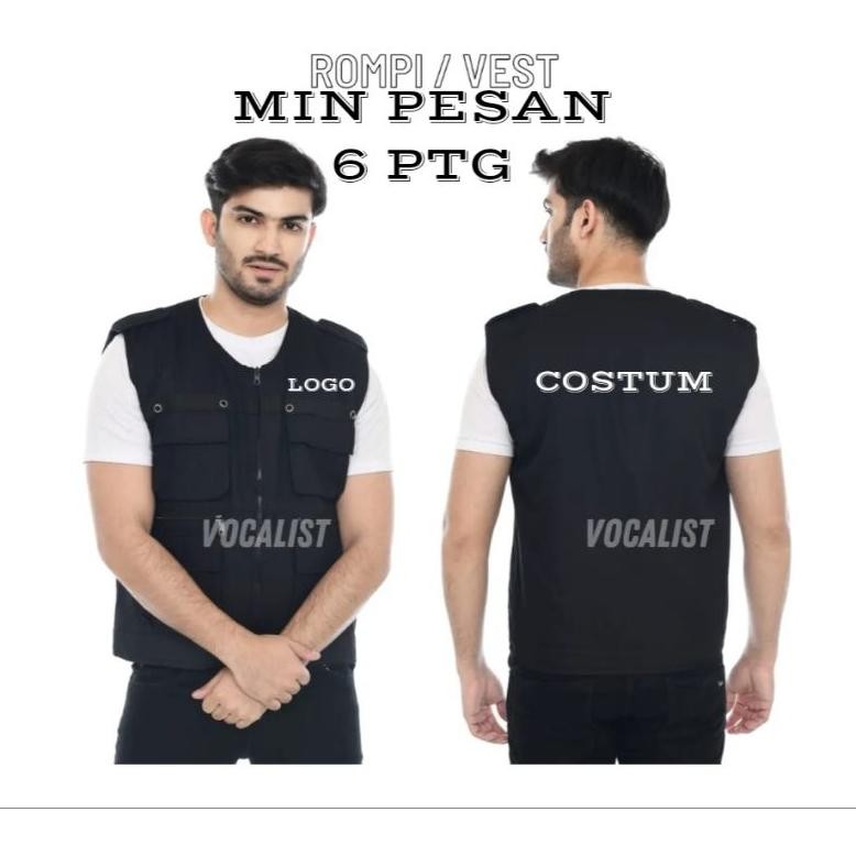 Jual Rompi Polos/Rompi Castom/Rompi Vest Tactical/Rompi Lapangan ...