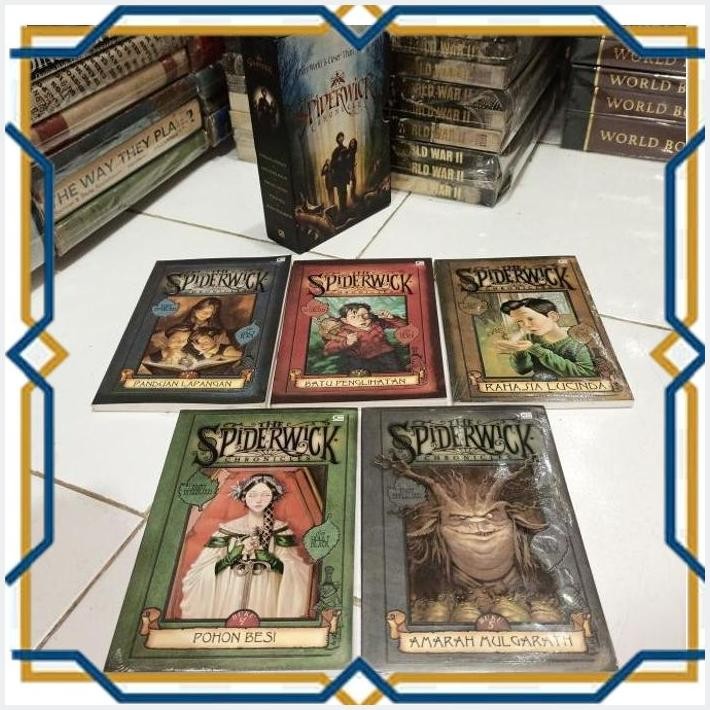 Jual [KAH] NOVEL THE SPIDERWICK CHRONICLES BOXSET 1-5 TAMAT | Shopee ...
