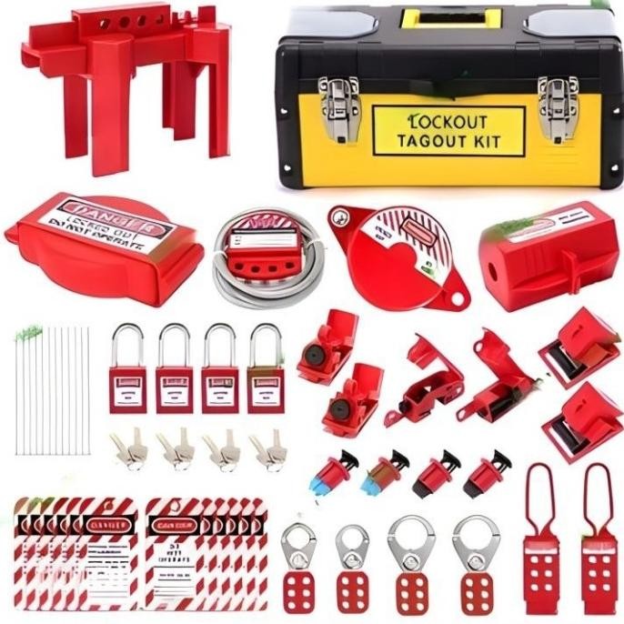 Jual Produk Baru!! Loto Industrial Safety Lock Out Tag Out Kit | Shopee ...