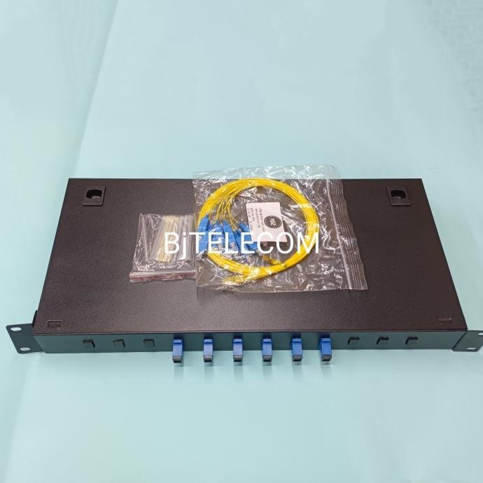 Jual ODF 6 core SC lengkap/ Otb rack 6 core SC fullset single mode ...