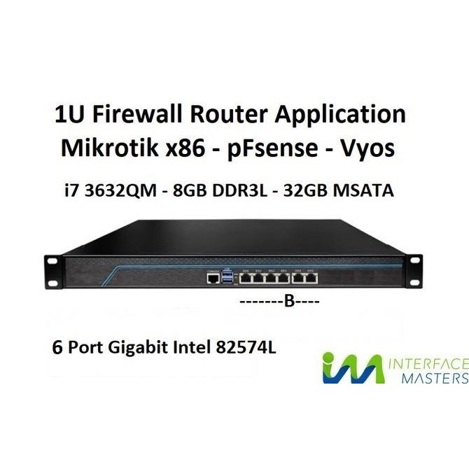 Jual HARGA DISC - 1U Firewall Server Router Mikrotik x86 pfsense Intel ...