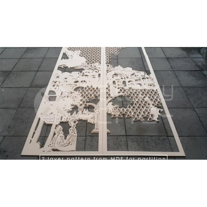 Jual HARGA DISC - Laser cutting, CNC router motif dan perforasi MDF PVC ...