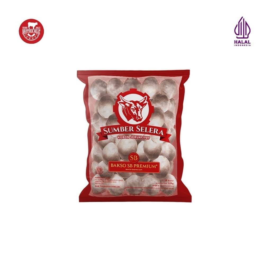 Jual Bakso Sapi Sumber Selera SB PREMIUM isi 25 - Brothermeatshop ...