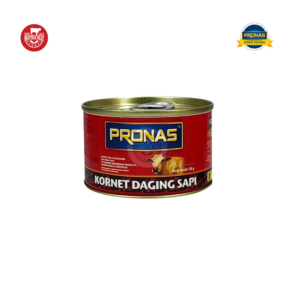 Jual PRONAS Corned Beef 120gr, Kornet Daging Sapi Kaleng Halal | Shopee ...