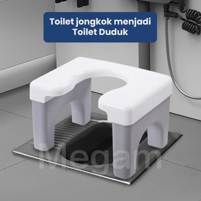 Jual MEGAM Dudukan Toilet Closet Jongkok Tempat Duduk Kamar Mandi Kursi ...