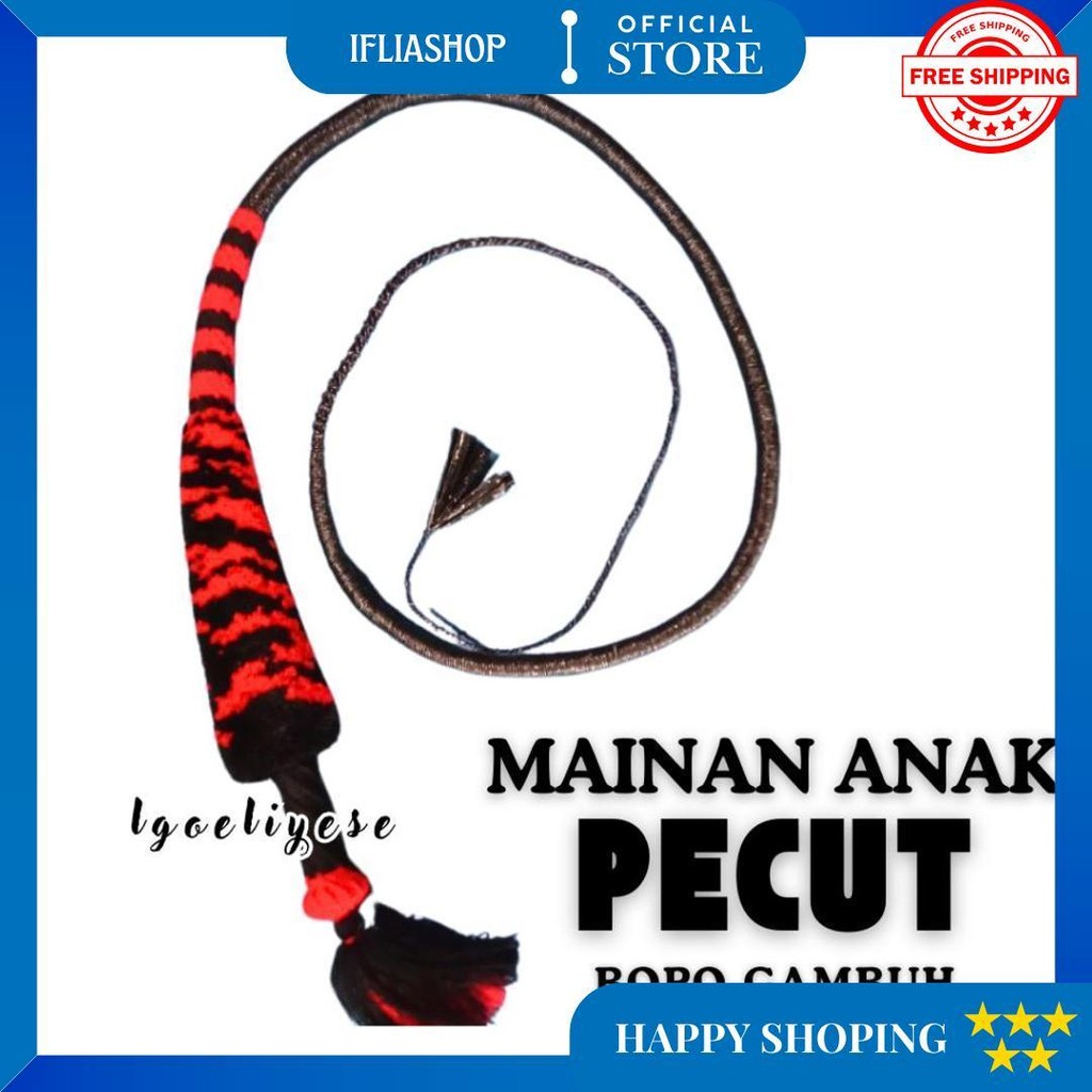 Jual [ Cod ] Pecut Bopo Gambuh / Pecut Bopo Cambuk / Pecut Bopo Lurik ...