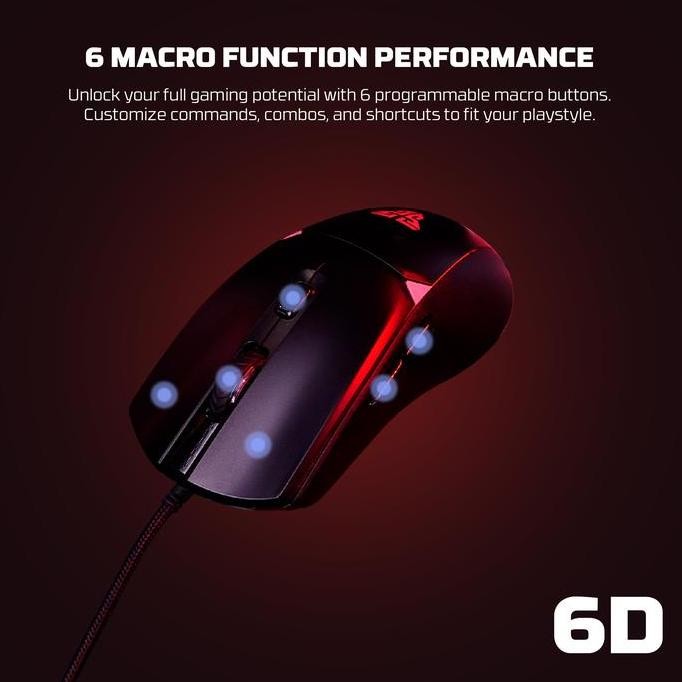 Jual Fantech Vx7V2 / Vx7-V2 / Vx-7V2 Vx7 V2 Wired Gaming Mouse With ...