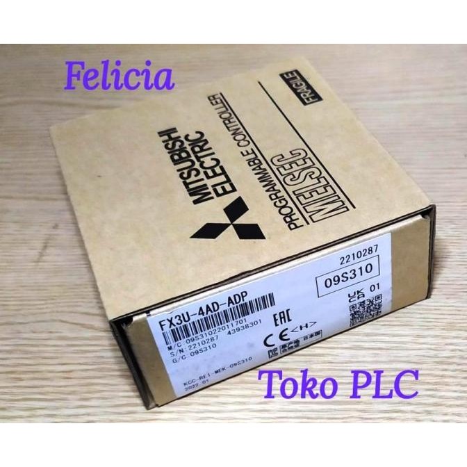 Jual FX3U-4AD-ADP PLC Mitsubishi FX3U 4AD ADP Analog Input Module ...