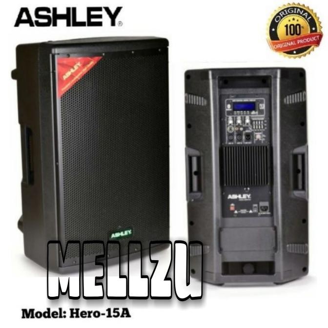 Jual Speaker Aktif Ashley Hero 15A Original Active Ashley HERO15A 15 inch | Shopee Indonesia