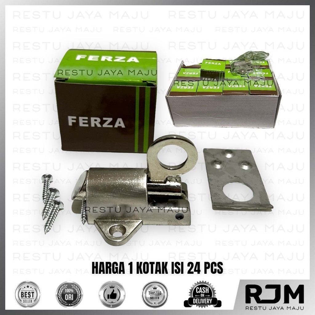 Jual [24 pcs] FERZA Spring Knip Knife Grendel Kodok Jendela Aeroplane ...