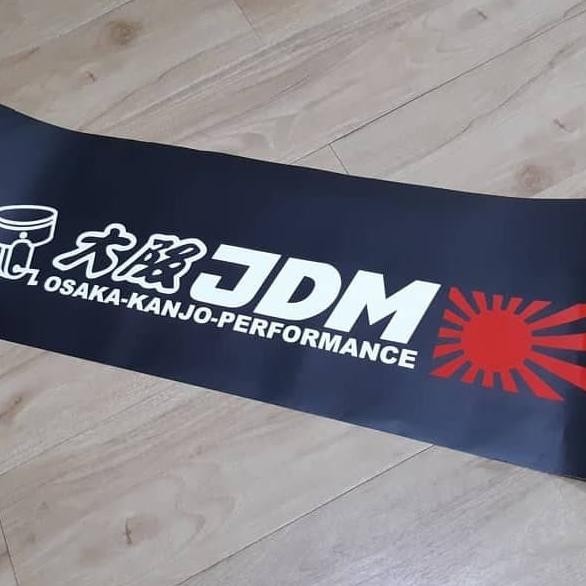 Jual STIKER WINDSHIELD BANNER JDM OSAKA KANJO PERFORMANCE DISKON ...
