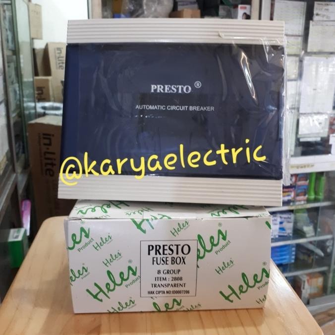Jual BOX MCB PRESTO INBOW 8 GROUP 8 GRUP 2808 TANAM FUSE BOX | Shopee ...