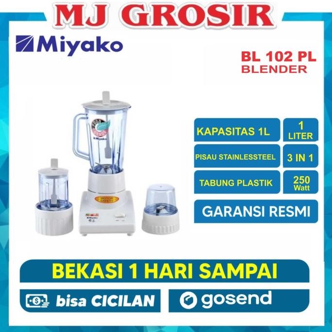 Jual BEBAS ONGKIR - BLENDER MIYAKO BL 102 PL 3 IN 1 SERBAGUNA BAHAN ...
