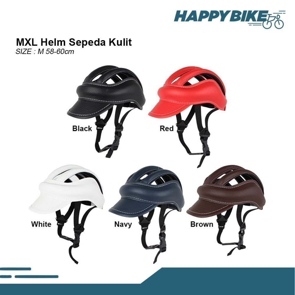 Jual Topi Helm Kulit Sepeda Lipat Caps Safety Pelindung Kepala Cycling ...