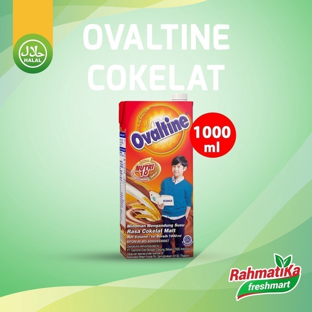 Jual Ovaltine Rasa Cokelat Malt 1000 ml | Shopee Indonesia