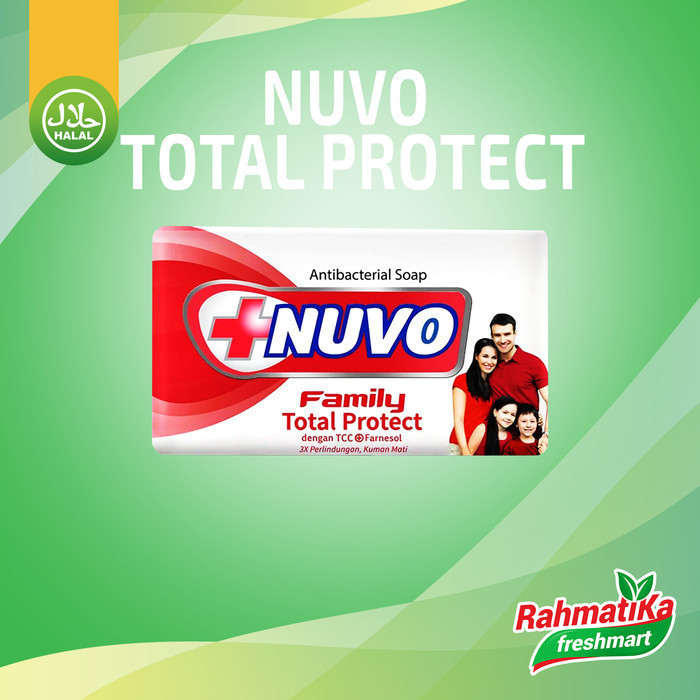 Jual Nuvo Family Total Protect / Sabun Mandi Batang Antibacterial 76 gram | Shopee Indonesia
