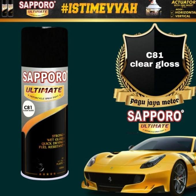 Jual ~~~~~] sapporo ultimate clear gloss C81 400ml cat semprot spray ...